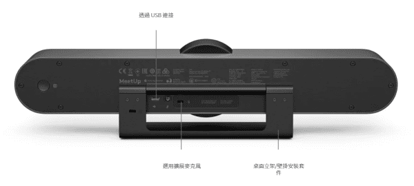 Logitech MeetUp | 適用於小型房間 | 最多6人 (960-001101) - Vertex
