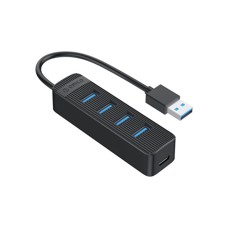 Orico 4-Port USB 3.0 集線器 | 黑色 (TWU3-4A) - Vertex