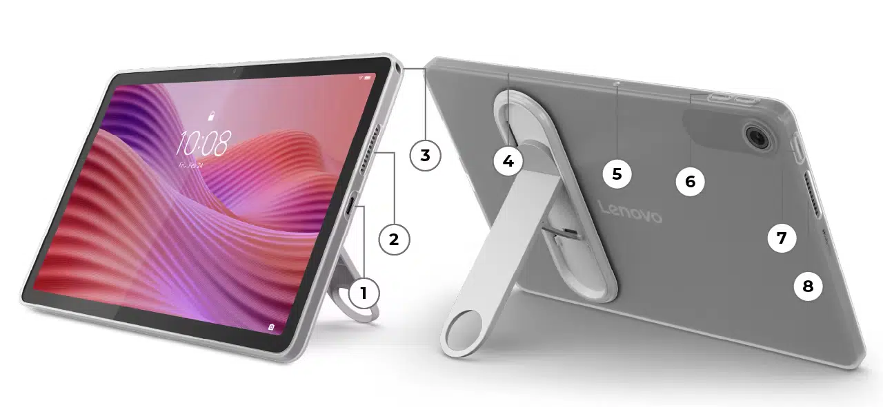 Lenovo Tab | WiFi | 4GB/128GB | 10.1" | 灰色 | 隨附透明外殼 (內置支架) (ZAEH0176HK ...