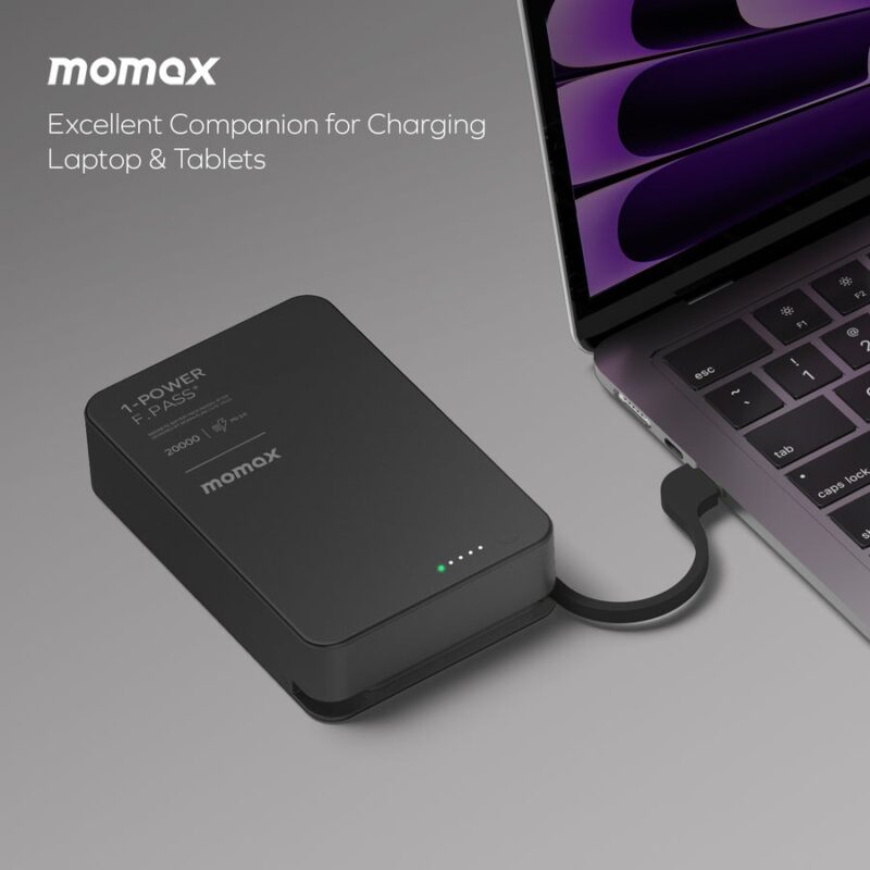 Momax 1-Power F.Pass+ 20000mAh Magnetic Battery Pack With Built-In ...